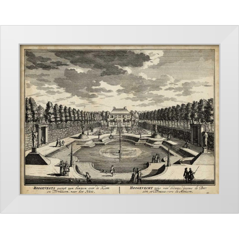 Visher, Nicolaus 14x12 White Modern Wood Framed Museum Art Print Titled ...