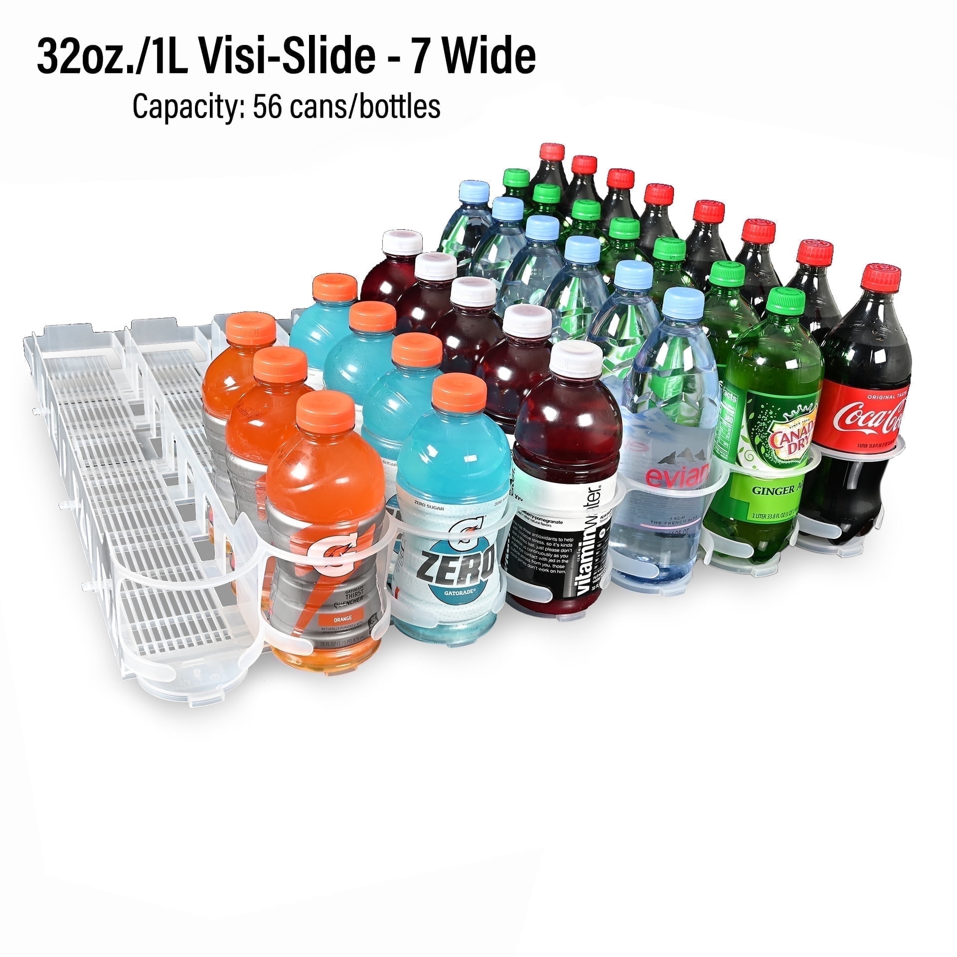 Display Technologies Visi-Slide Beverage Dispenser, 32 oz/1L (6 Pack ...