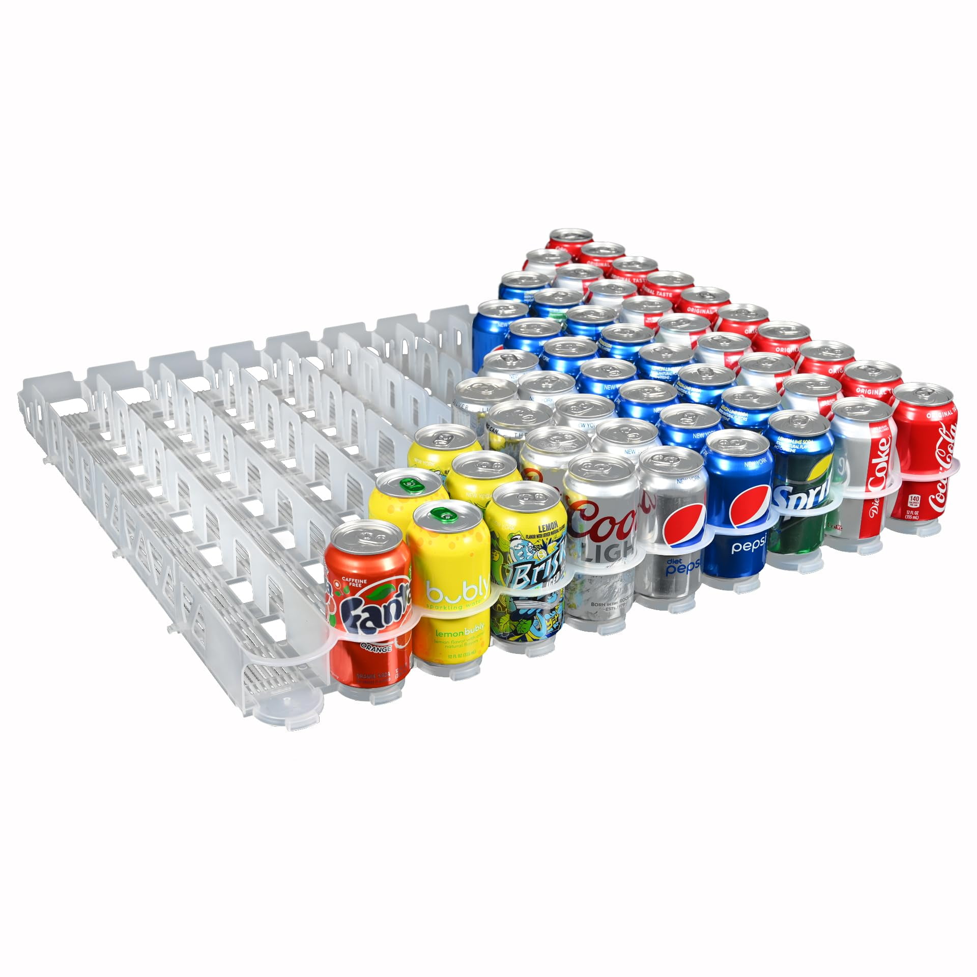 Visi-Slide Drink Display Organizer for 12-16oz Beverages, Gravity Fed ...