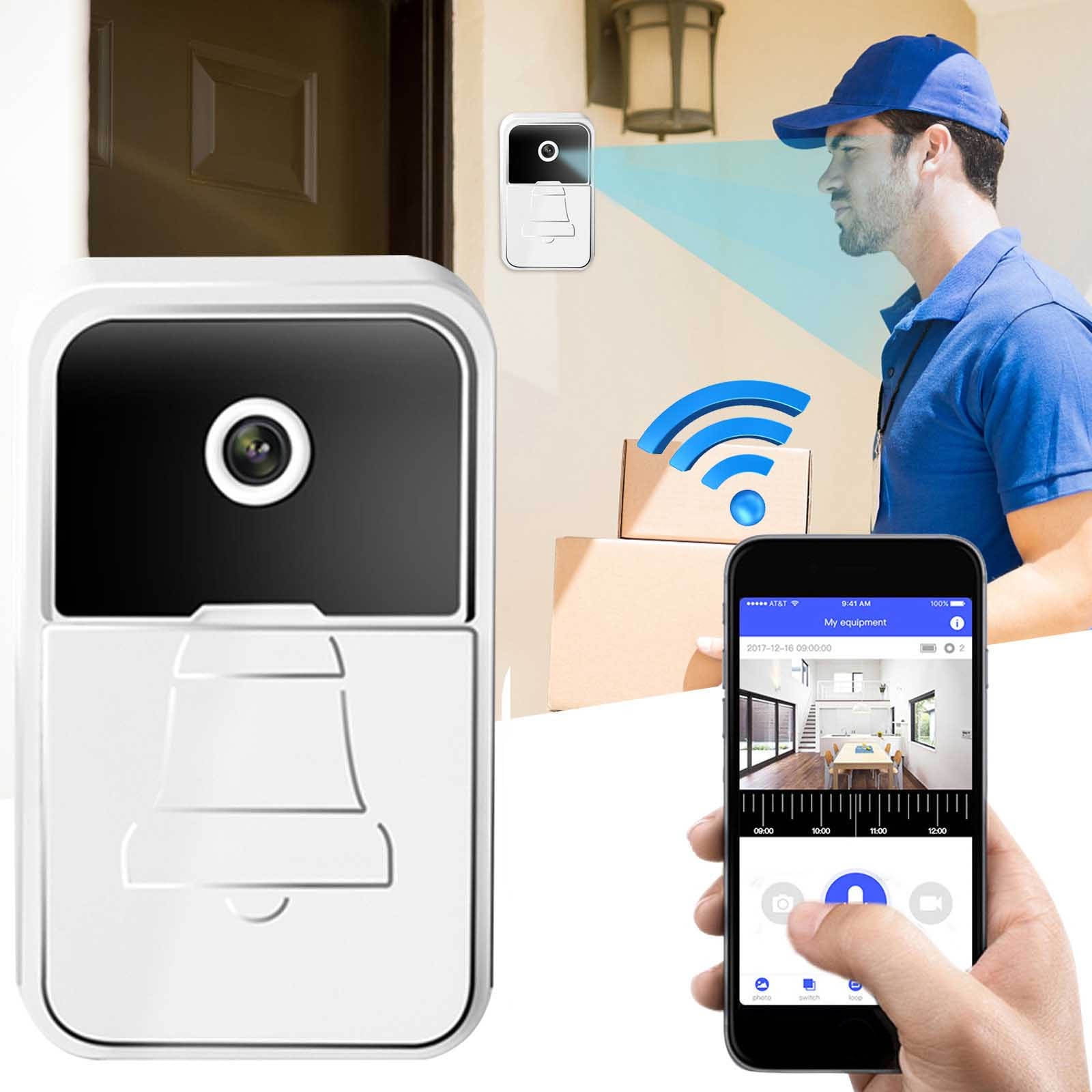 Visible Doorbell Household Intelligent Eye Monitoring Door Security Door Electronic Voice ...