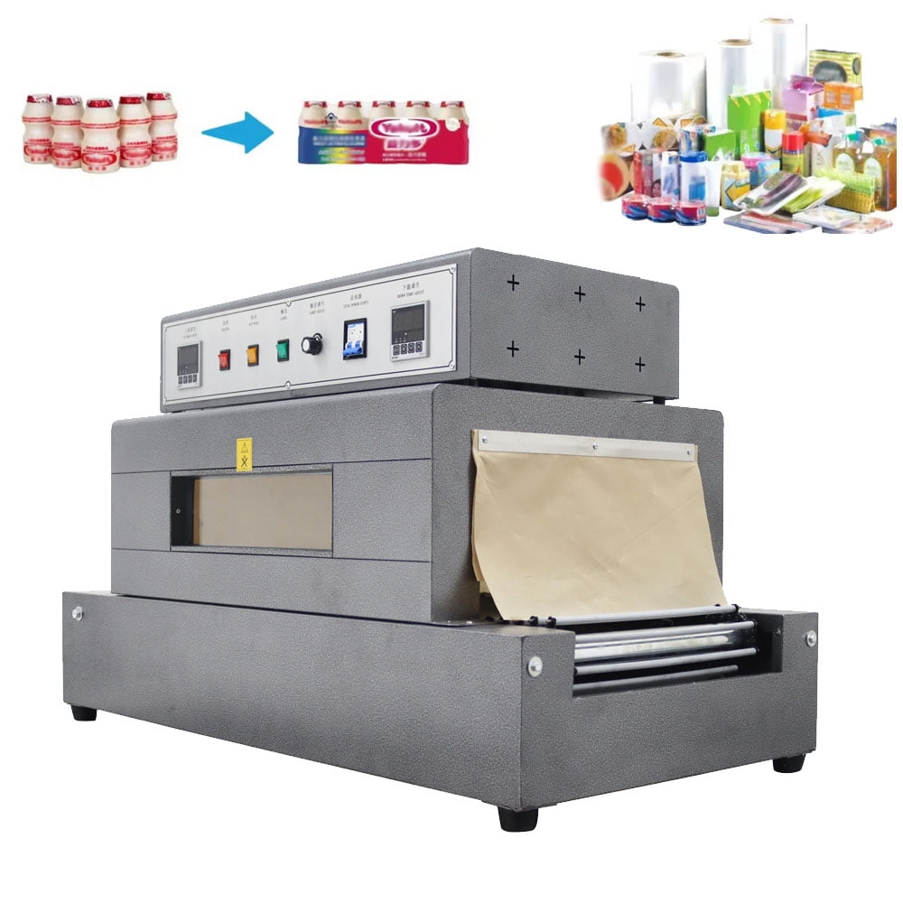Visible Heat Shrink Wrap Machine Chain Type Shrink Tunnel Packaging ...