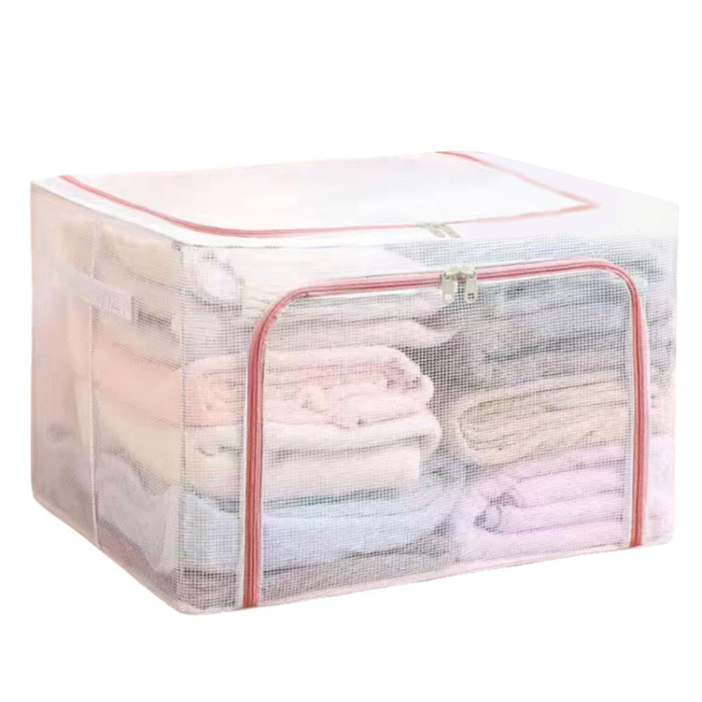 Visible Large Capacity Storage Box Portable Household Clothes Organizer ...