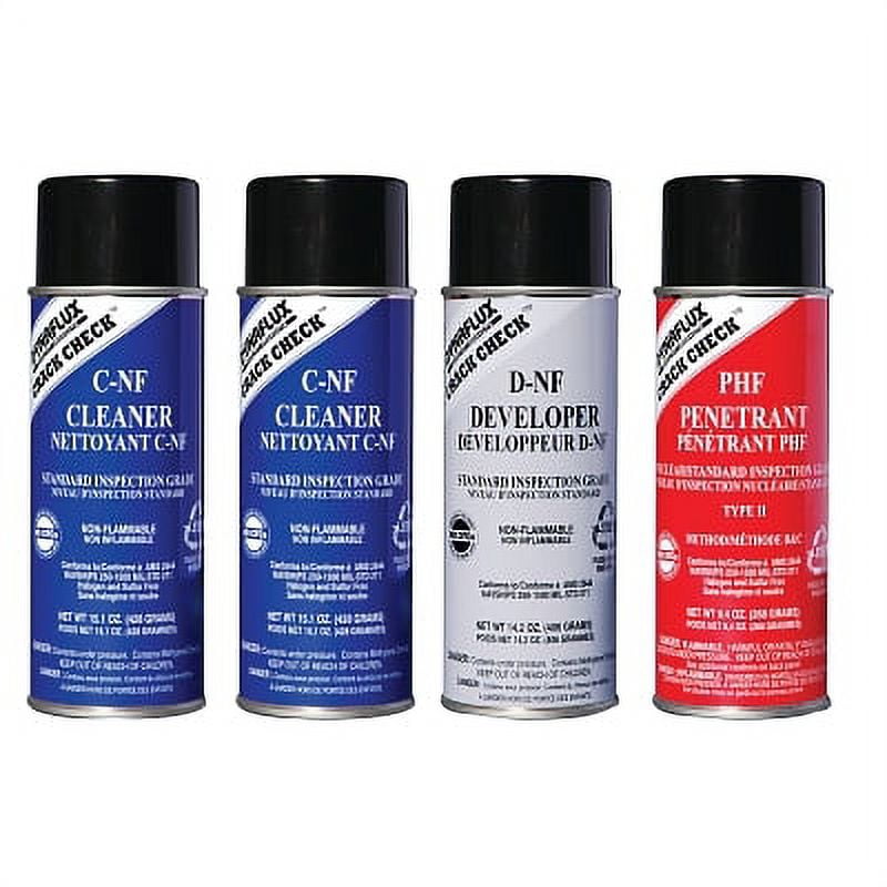 Visible Red-Dye Penetrant Test Kit, Standard Grade - Walmart.com