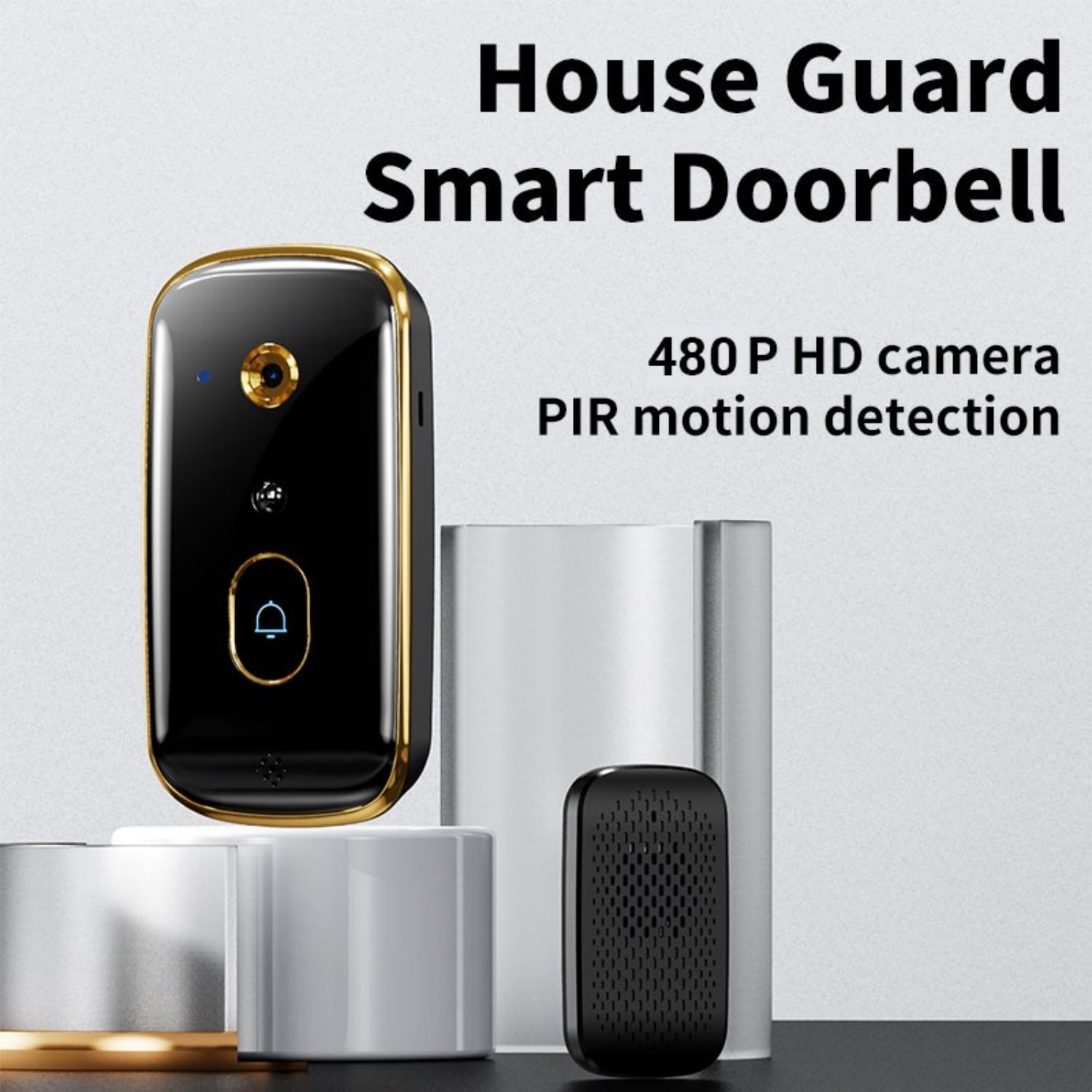 Visible Smart Doorbell 300K Camera, Color Video Intercom，cell phone ...