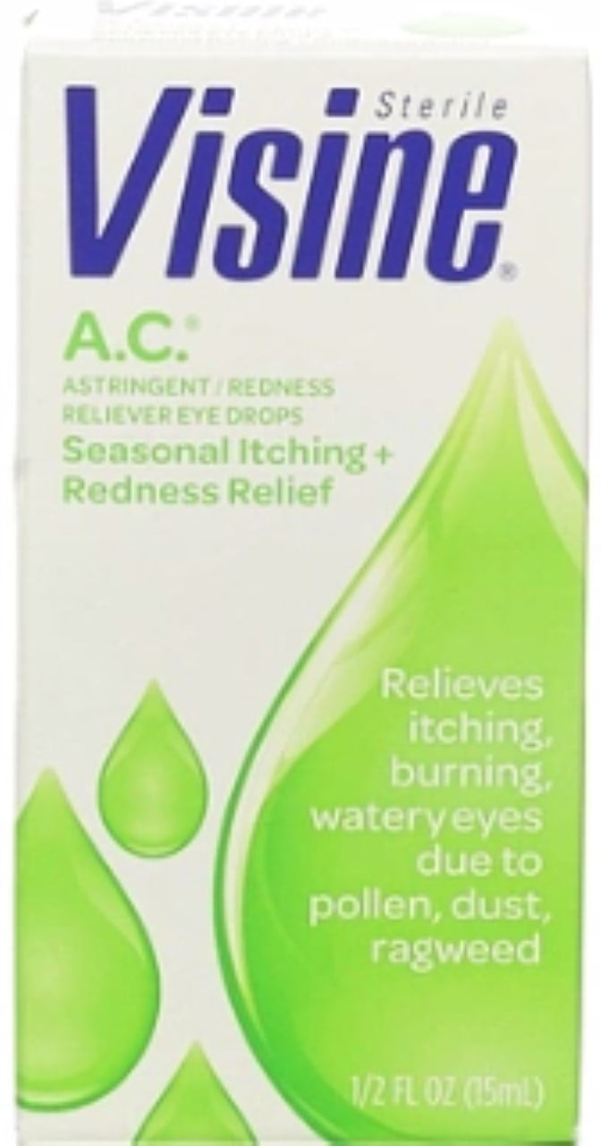 Visine A.C. Eye Drops 0.50 oz (Pack of 4) - Walmart.com