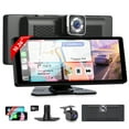 VisioDrive 2025 4K HD Wireless Smart Touch Car Dash Cam - 10.26" Dual ...