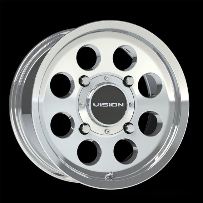 Vision 56-151156P5 4 x 156 mm Midway Wheel Rim - Polished - Walmart.com