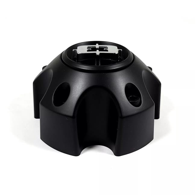 Vision 5 Lug Bolt-On Wheel Center Cap - Satin Black - Walmart.com