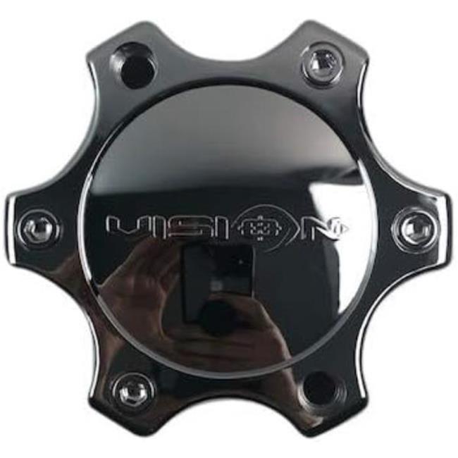 Vision C326-6CLV 6 Lug Closed Long Wheel Center Cap - Chrome - Walmart.com