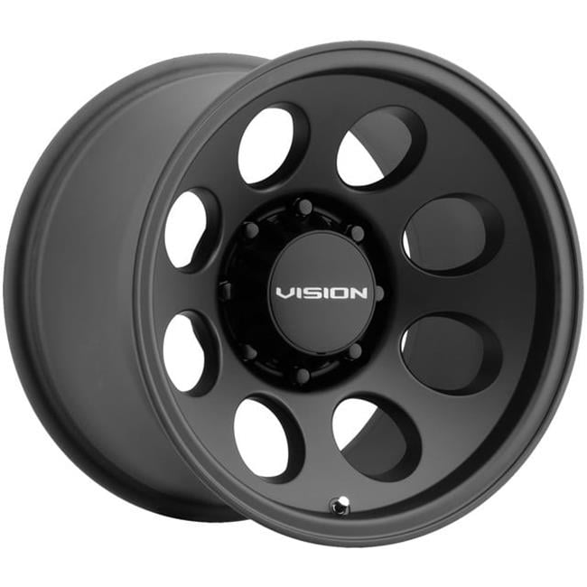 Vision 8 x 180 mm 56 Midway Wheel Rim - Satin Black - Walmart.com