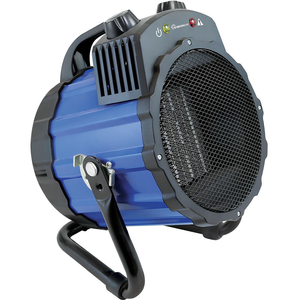 Visionair 10 In. 750/1500W 5120 Btu 160 Sq-Ft. Utility Ceramic Heater ...