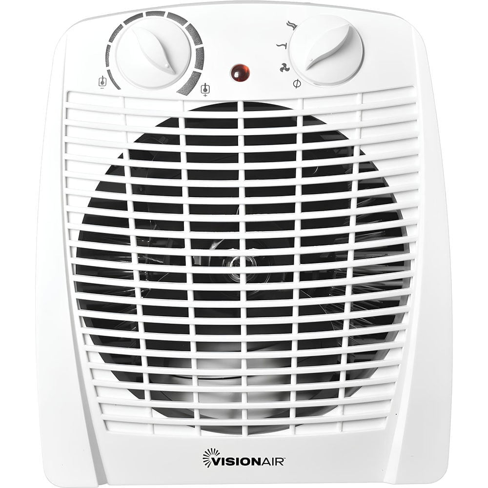 Visionair 9 In. 750/1500W 5120 Btu 160 Sq-Ft. Wire Element Heater ...