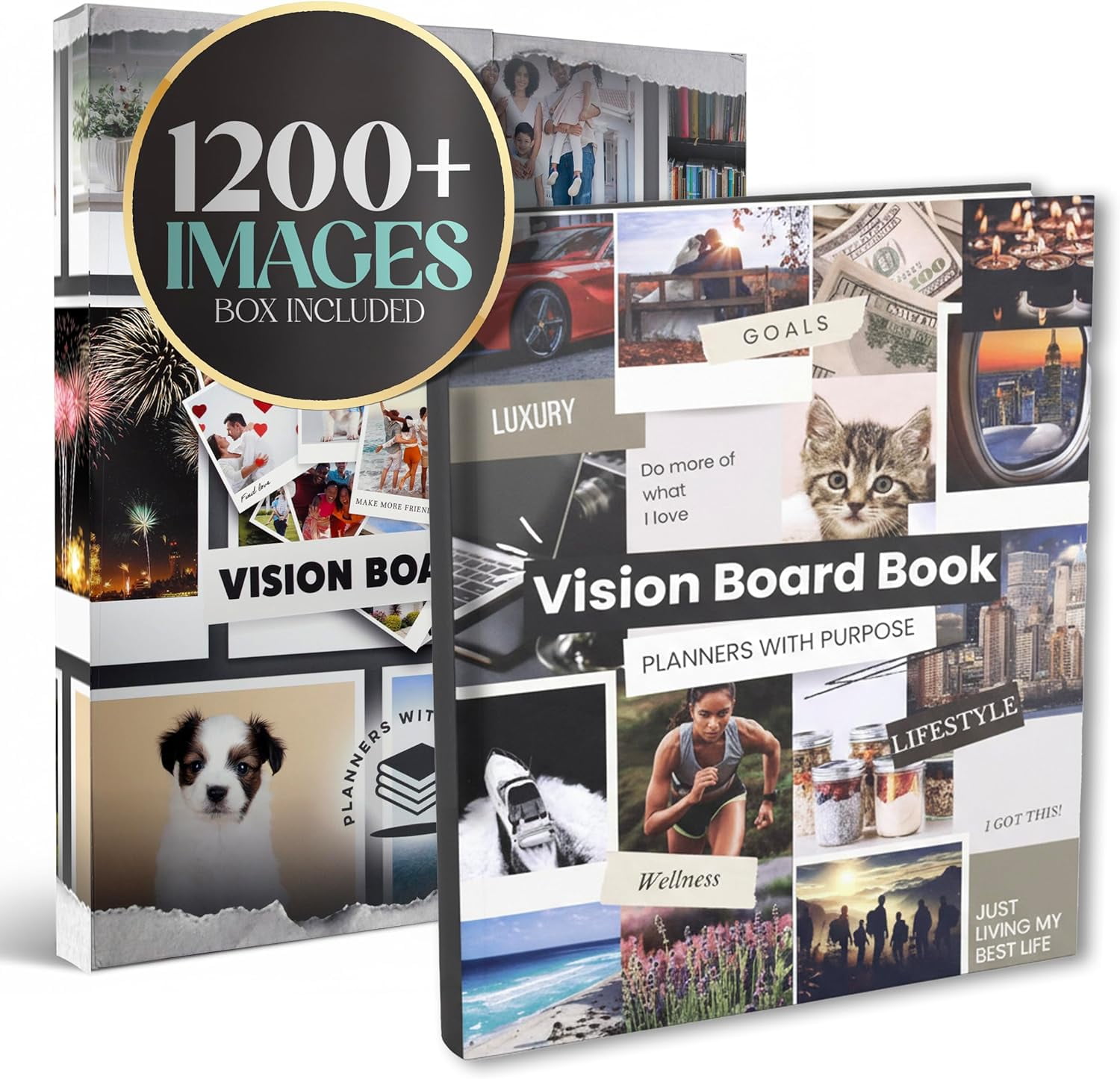 Vision Board Book 1,200+ Vision Board Images & Quotes - Goal Setting ...