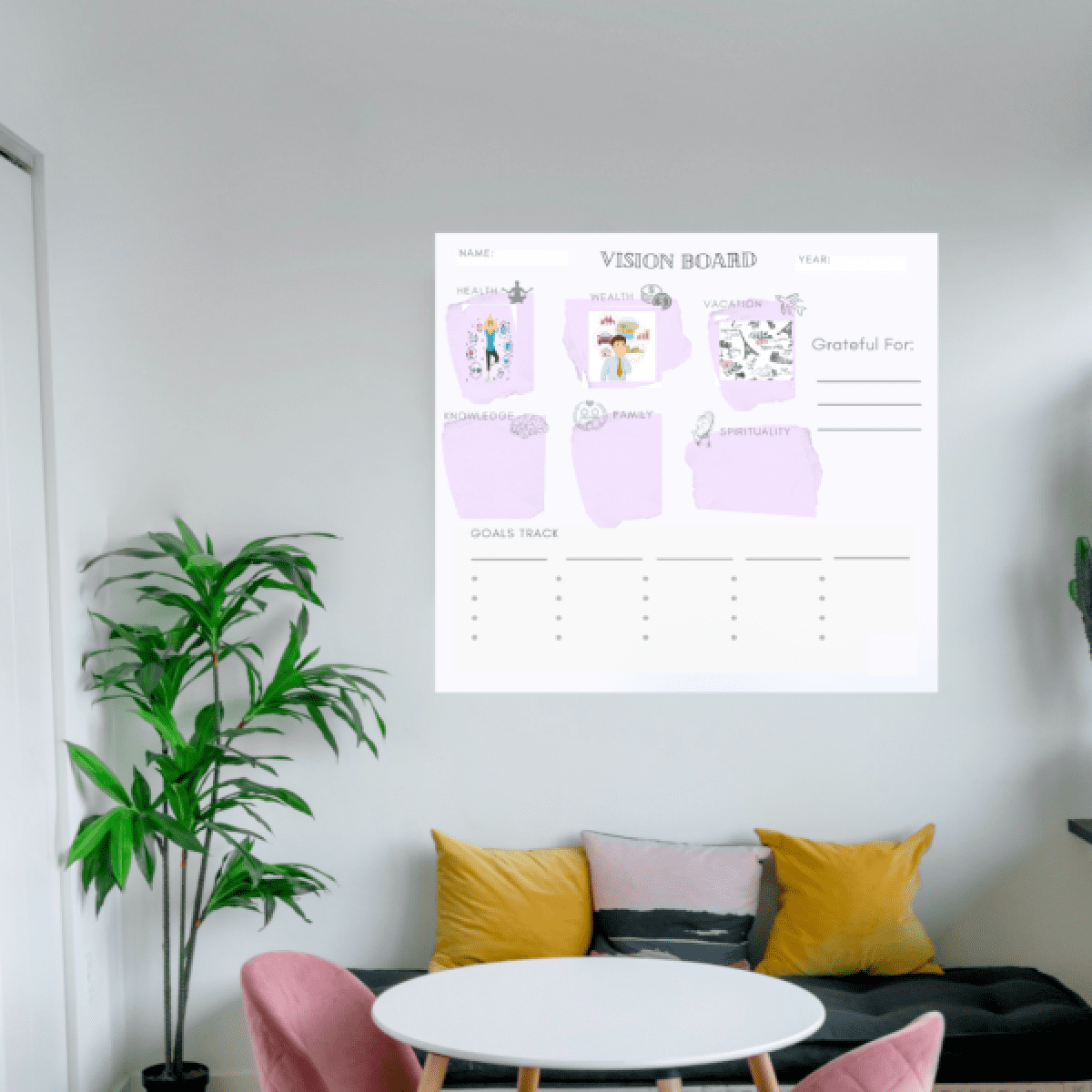 Magnetic Vision Board Set: Dry Erase & Manifest your Goals and Dreams ...