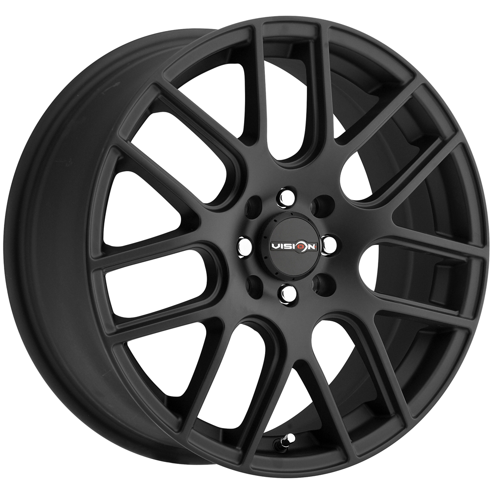 Vision Cross 16x7 5x100/5x114.3 38et Matte Black Wheel - Walmart.com
