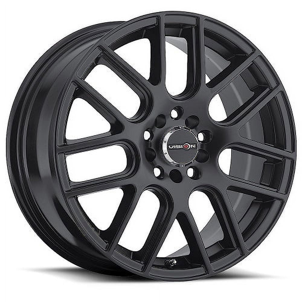 16x7 Vision 426H Cross Matte Black Wheel 5x100/5x4.5 (38mm) - Walmart.com