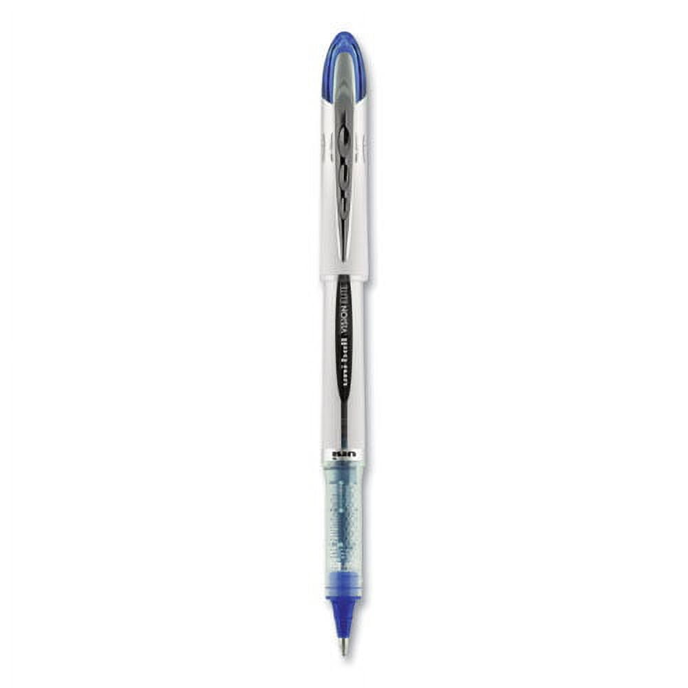 Vision Elite Roller Ball Pen, Stick, Bold 0.8 Mm, Blue Ink, White/blue ...