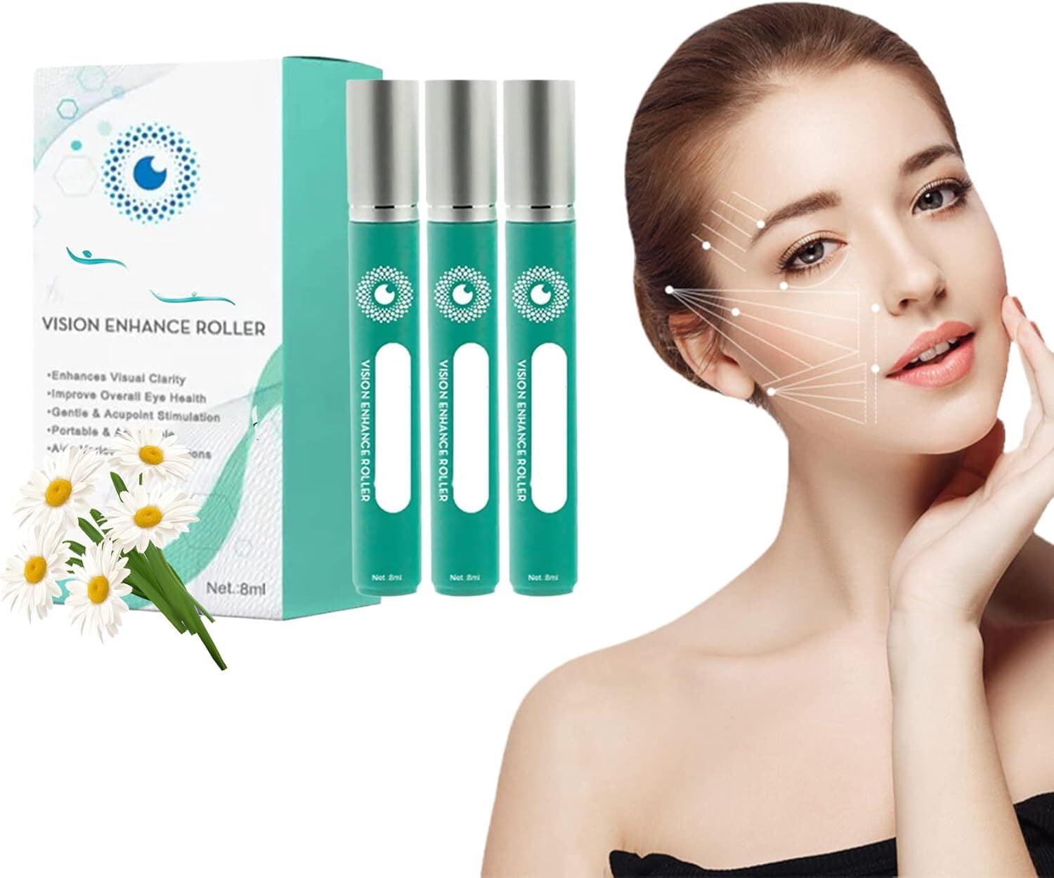 Vision Enhance Roller, Vision Enhance Serums, Vision Enhance Massage ...