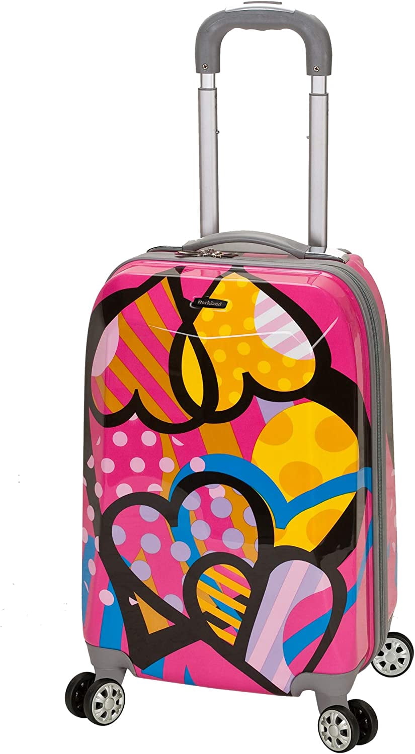 Vision Hardside Spinner Wheel Luggage, Assorted/Multicolor, Carry-On 20 ...
