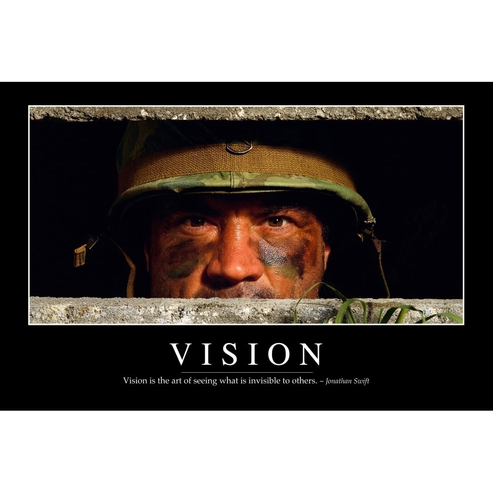 Vision: Inspirational Quote and Motivational Poster Poster Print ...