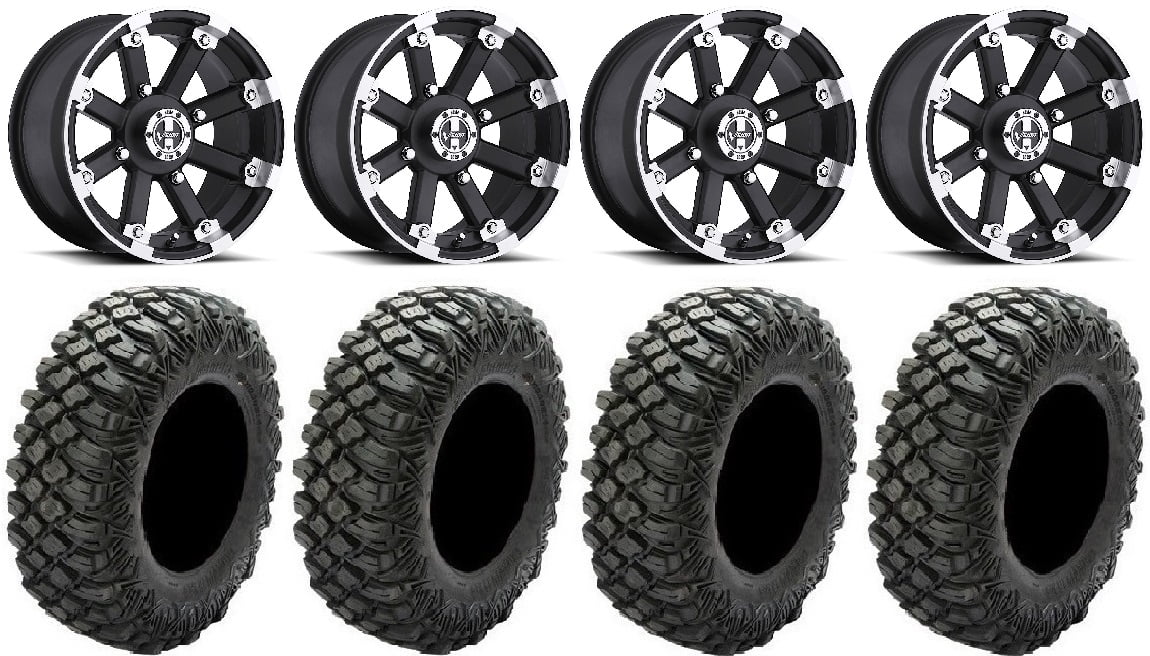 Vision Lockout Machined 14" Wheels 30" Crawler XG Tires Can-Am ...