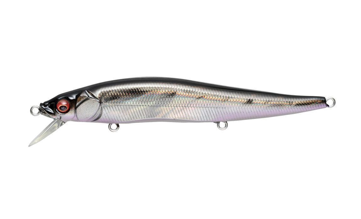 Megabass Vision Oneten Deadly Black Shad Jerkbait, Darting Action ...
