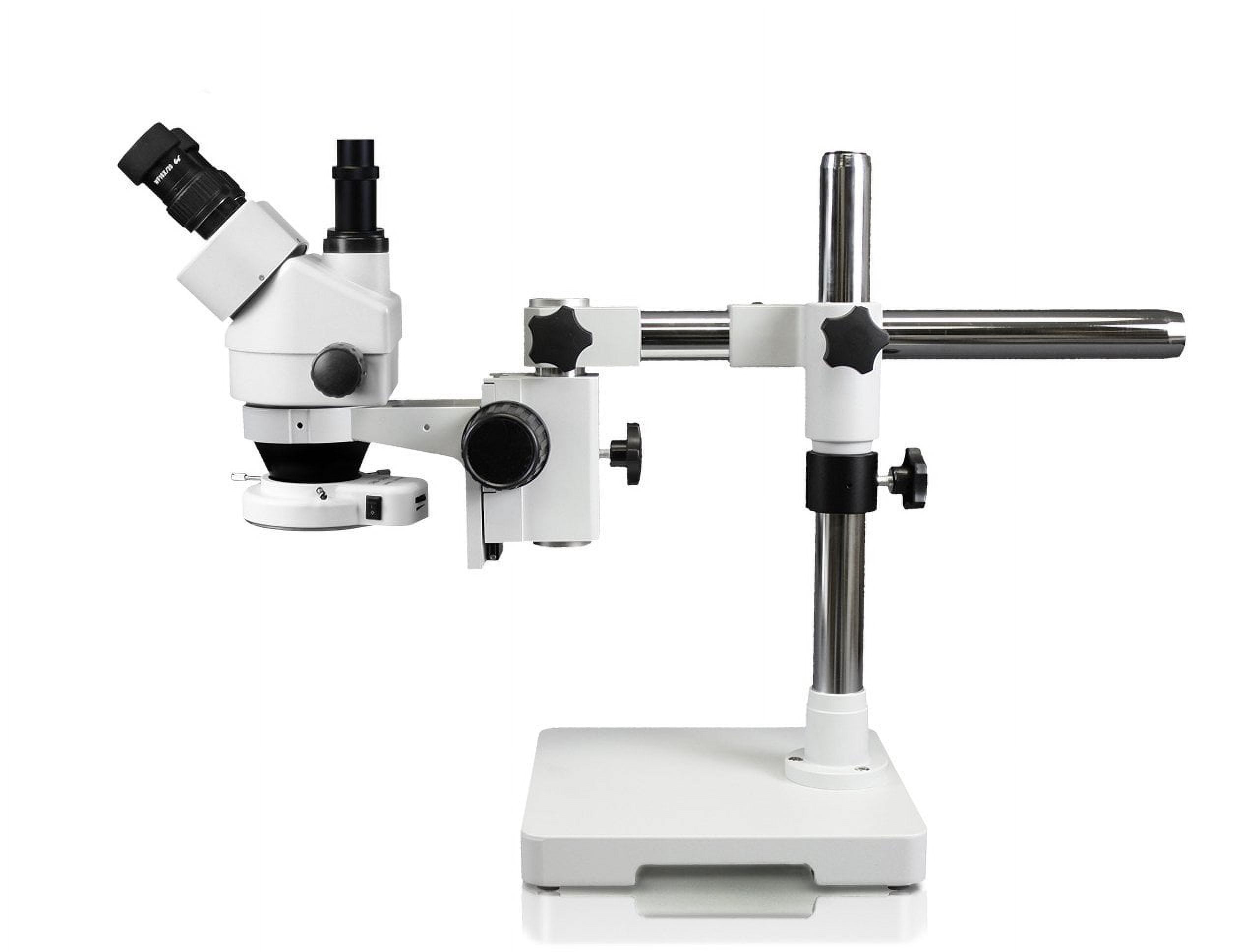 Vision Scientific Trinocular Zoom Stereo Microscope, 10x Widefield ...