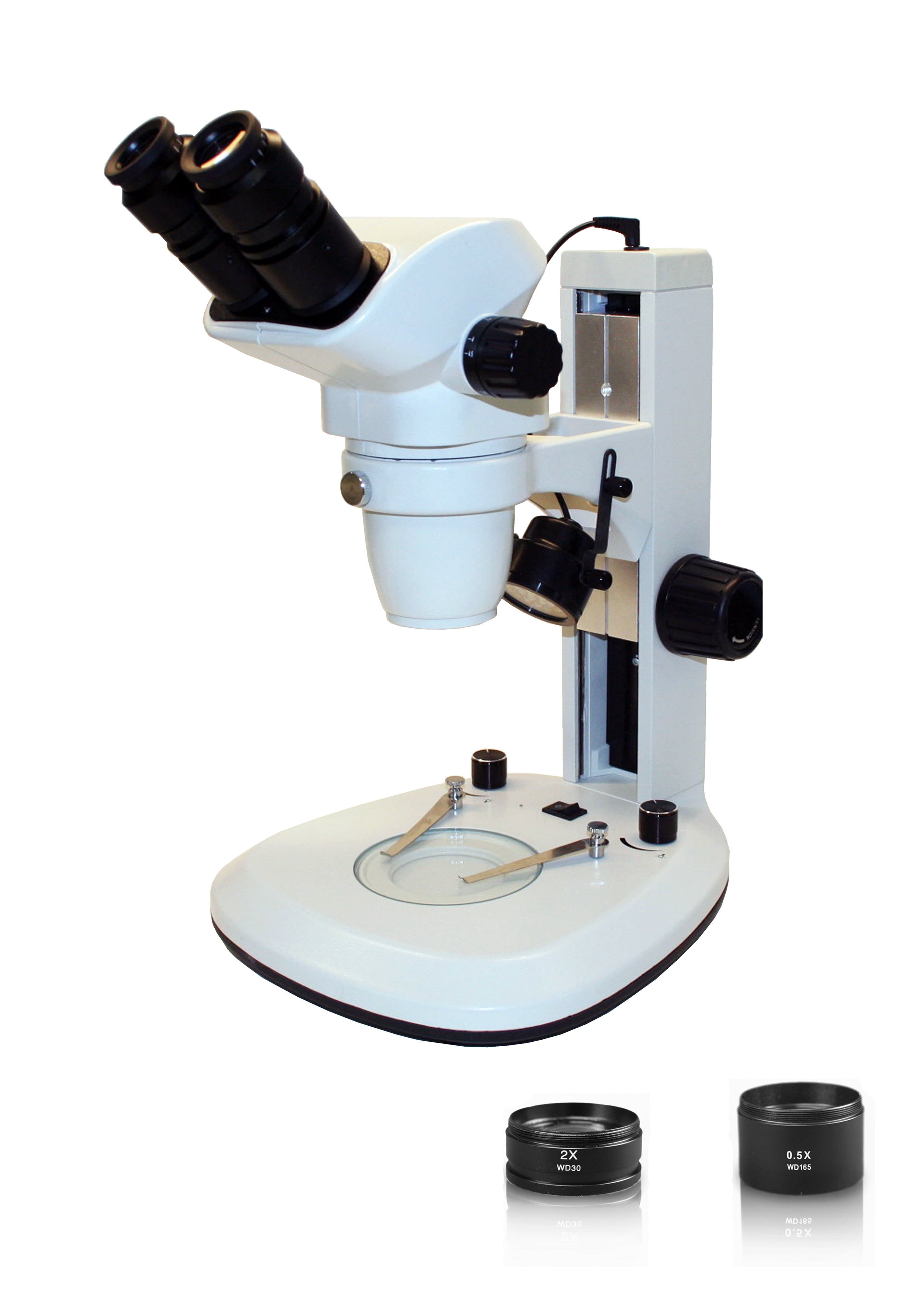 Vision Scientific VMS0006-BZ Binocular Zoom Stereo Microscope, Paired 10x WF Eyepiece, 0.67x—4 ...