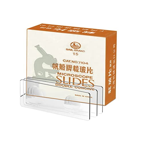 Vision Scientific VSP104 72 Pcs Double Concave Microscope Slides ...