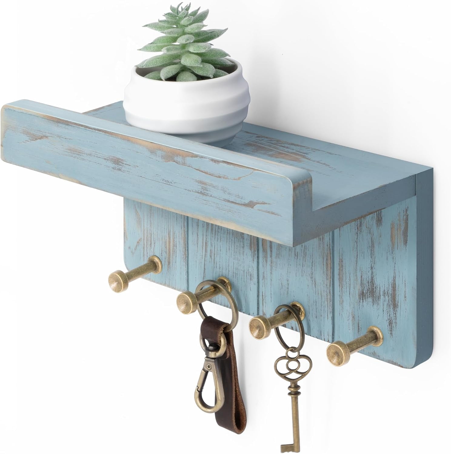 Vision Small Key Holder Wall Mount for Farmhouse Decor - Key and Mail ...