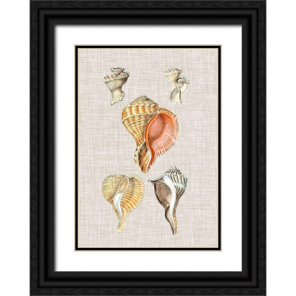 Vision Studio 11x14 Black Ornate Wood Framed with Double Matting Museum ...