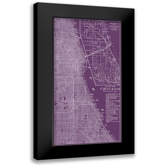 Vision Studio 11x18 Black Modern Framed Museum Art Print Titled ...