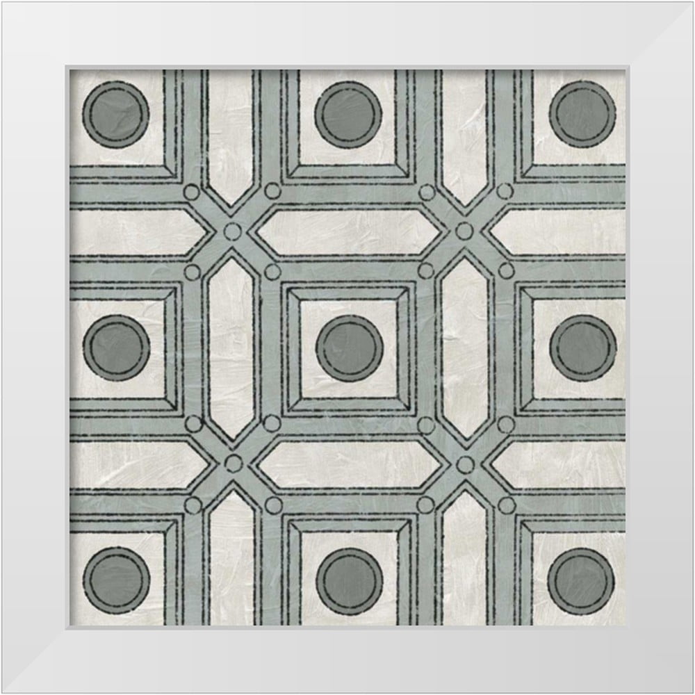Vision Studio 12x12 White Modern Wood Framed Museum Art Print Titled ...