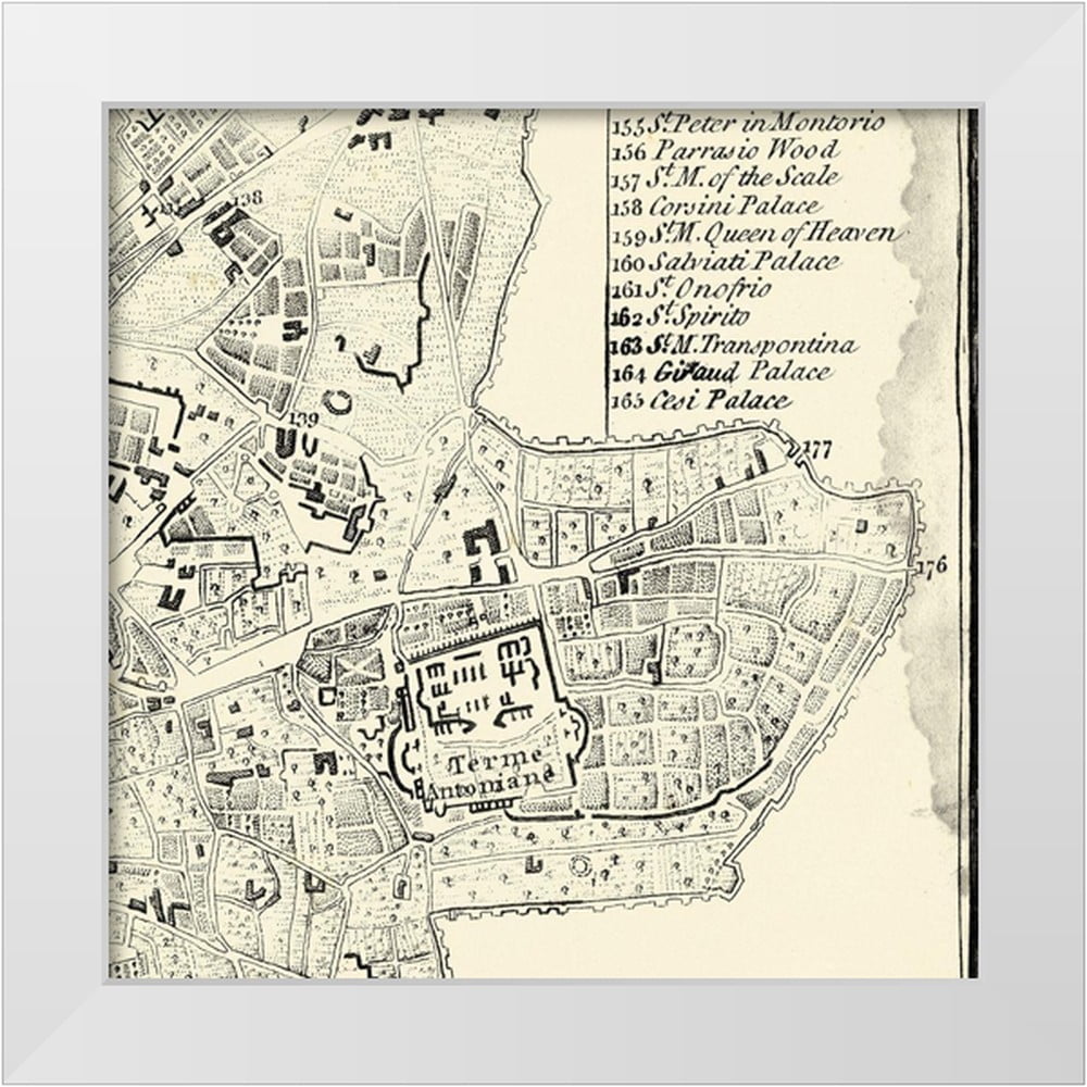 Vision Studio 12x12 White Modern Wood Framed Museum Art Print Titled ...