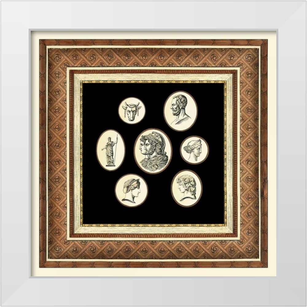 Vision Studio 12x12 White Modern Wood Framed Museum Art Print Titled ...