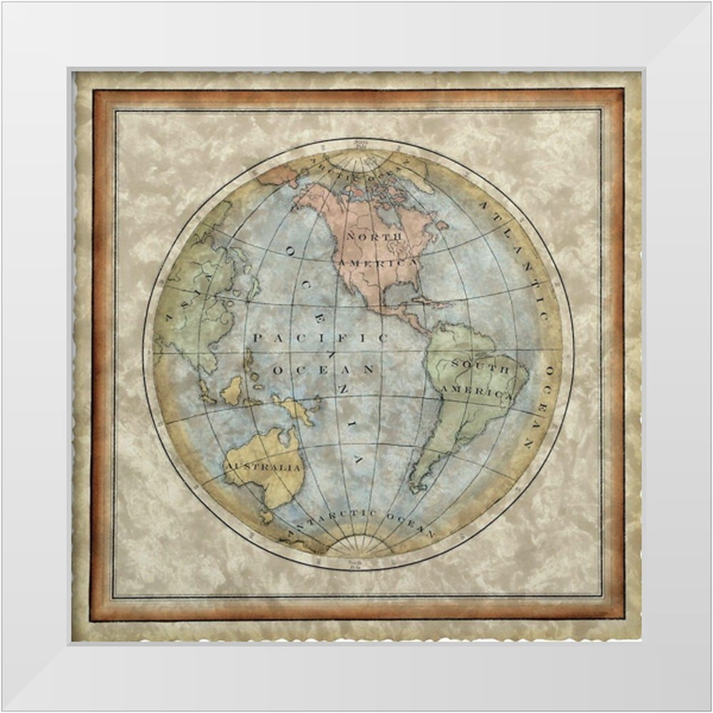 Vision Studio 12x12 White Modern Wood Framed Museum Art Print Titled ...