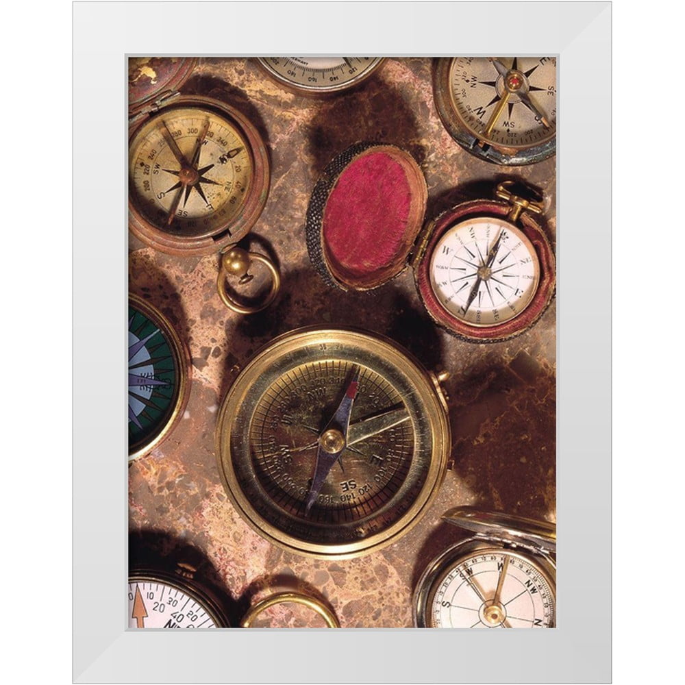 Vision Studio 12x14 White Modern Wood Framed Museum Art Print Titled ...