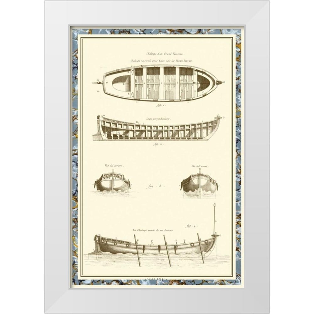 Vision Studio 13x18 White Modern Wood Framed Museum Art Print Titled ...