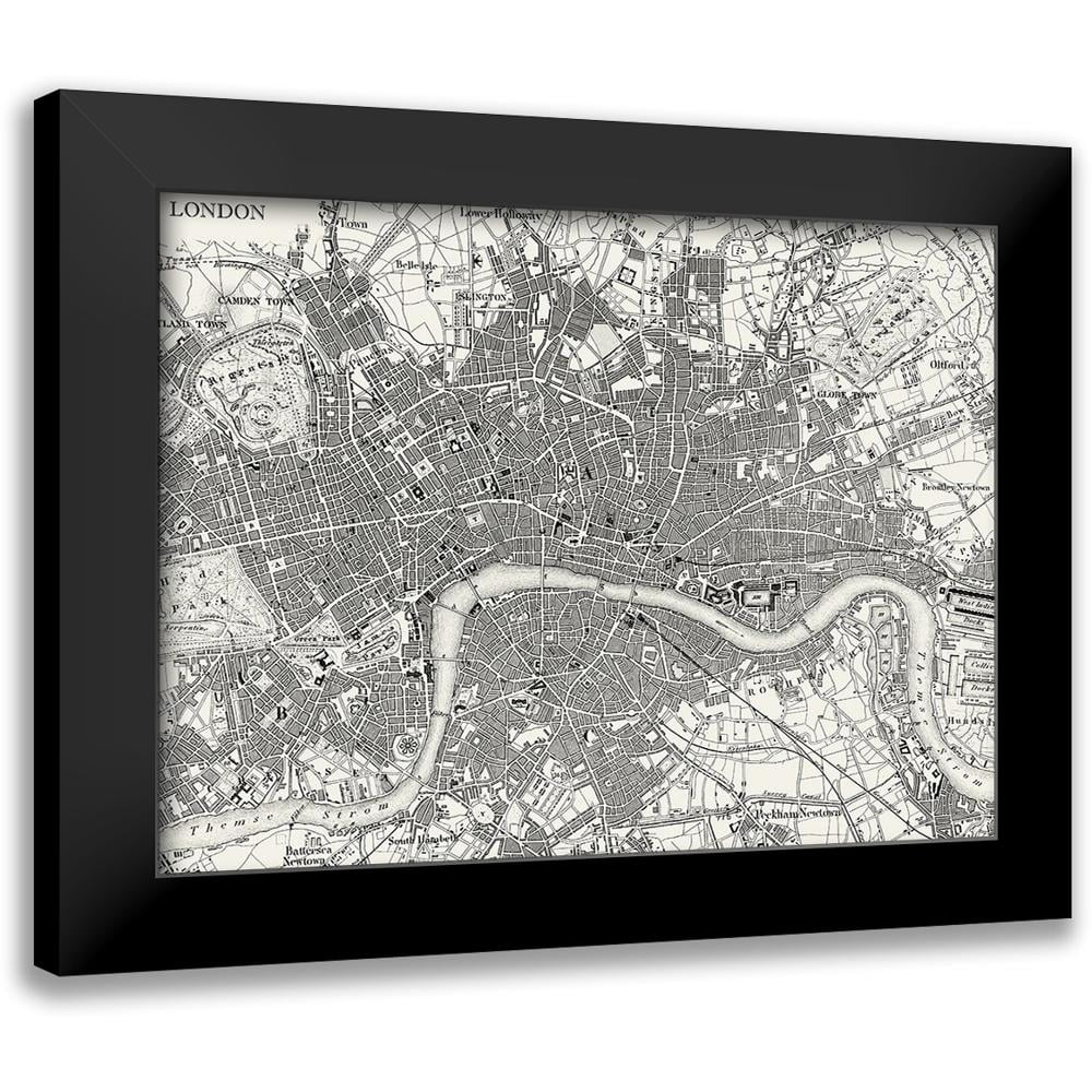 Vision Studio 14x11 Black Modern Framed Museum Art Print Titled ...