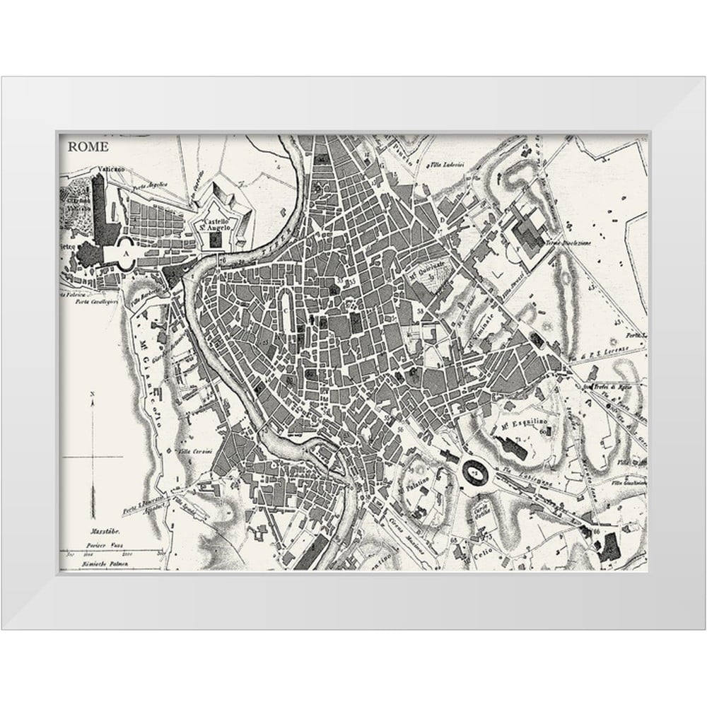 Vision Studio 14x11 White Modern Wood Framed Museum Art Print Titled ...