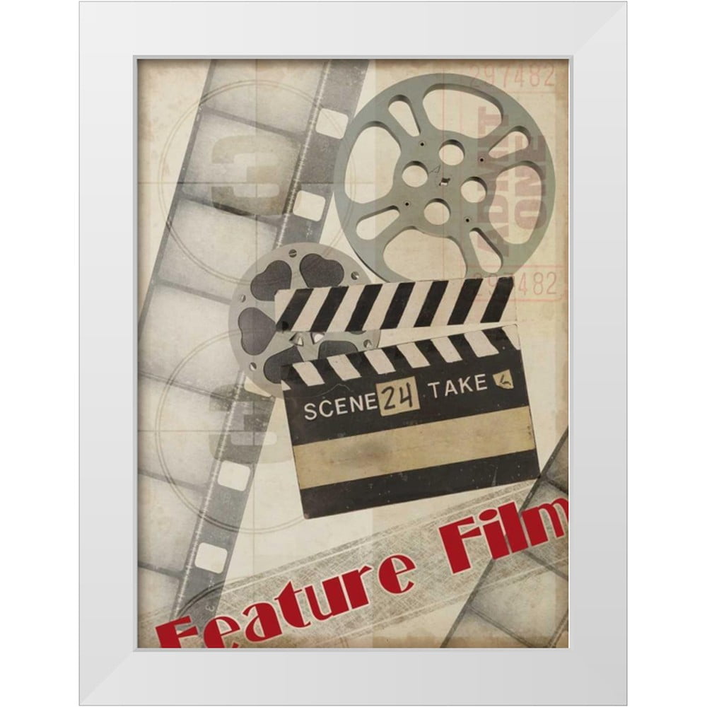 Vision Studio 14x18 White Modern Wood Framed Museum Art Print Titled ...