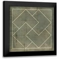 Vision Studio 15x15 Black Modern Framed Museum Art Print Titled ...