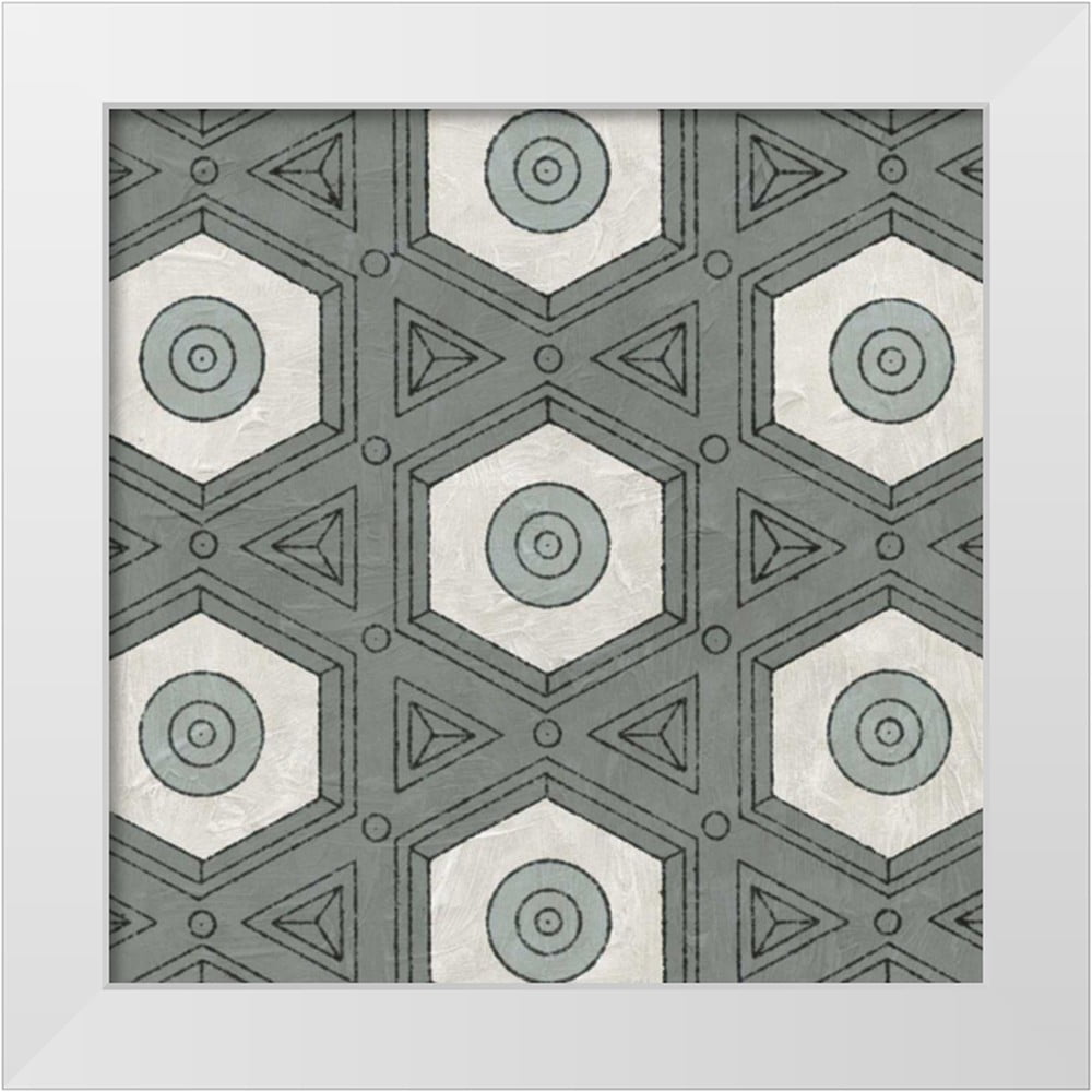 Vision Studio 15x15 White Modern Wood Framed Museum Art Print Titled ...