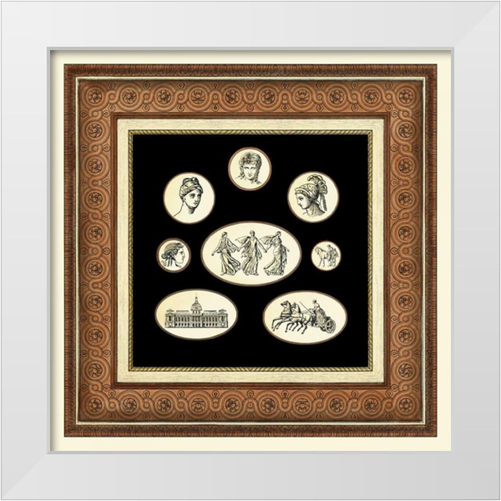 Vision Studio 15x15 White Modern Wood Framed Museum Art Print Titled ...