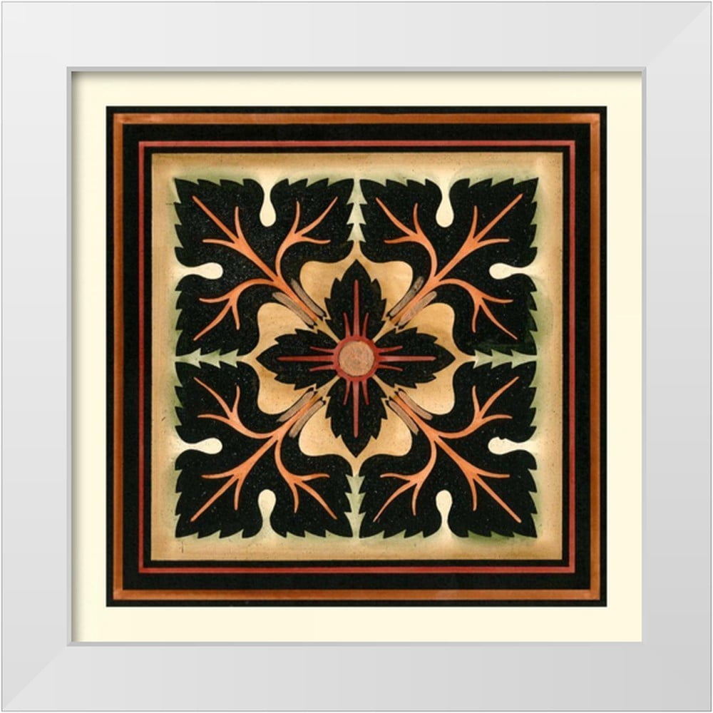 Vision Studio 15x15 White Modern Wood Framed Museum Art Print Titled ...