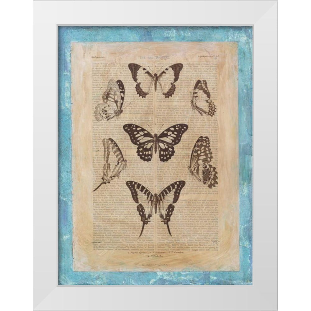 Vision Studio 15x18 White Modern Wood Framed Museum Art Print Titled ...