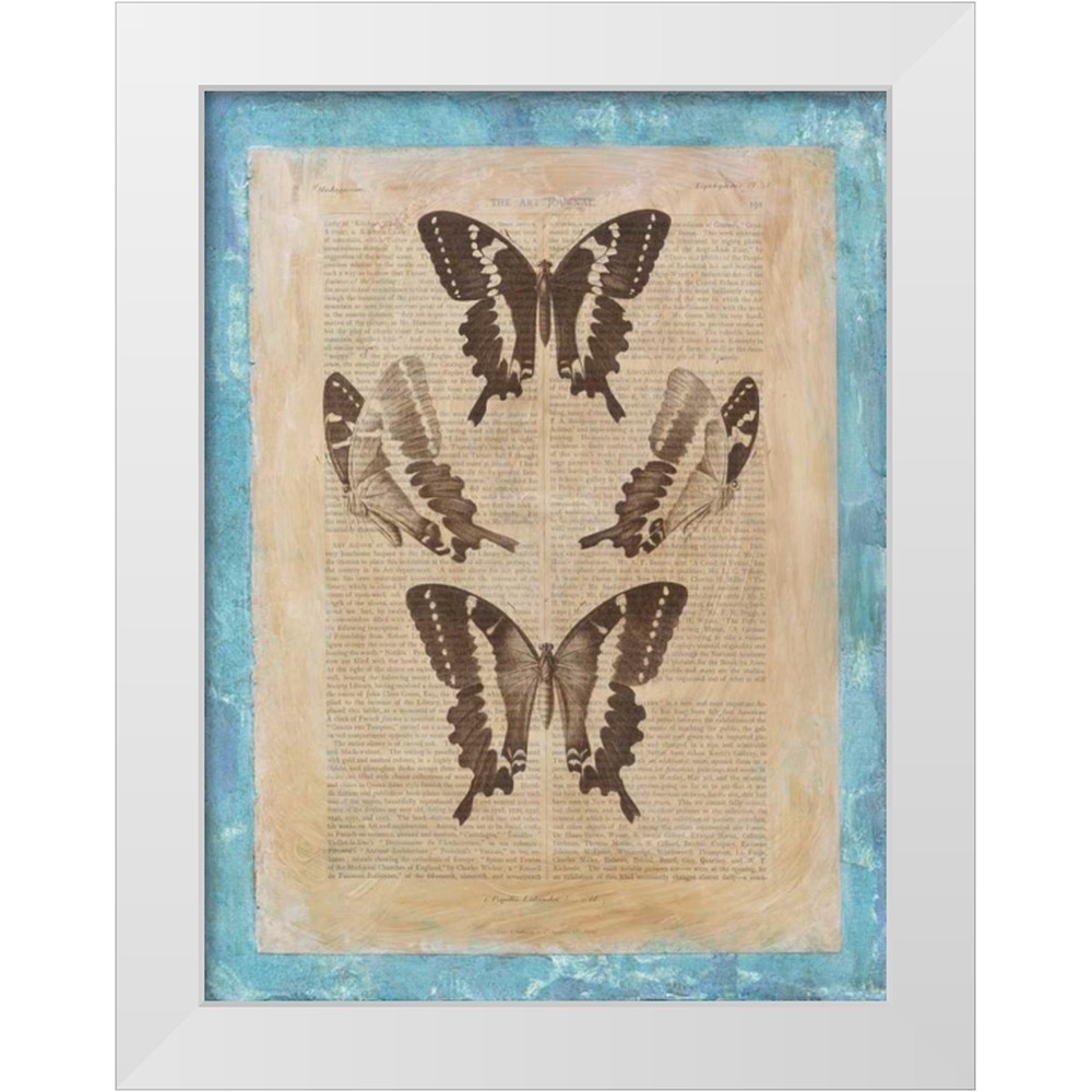 Vision Studio 15x18 White Modern Wood Framed Museum Art Print Titled ...