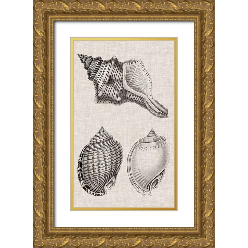 Vision Studio 16x24 Gold Ornate Wood Framed with Double Matting Museum ...