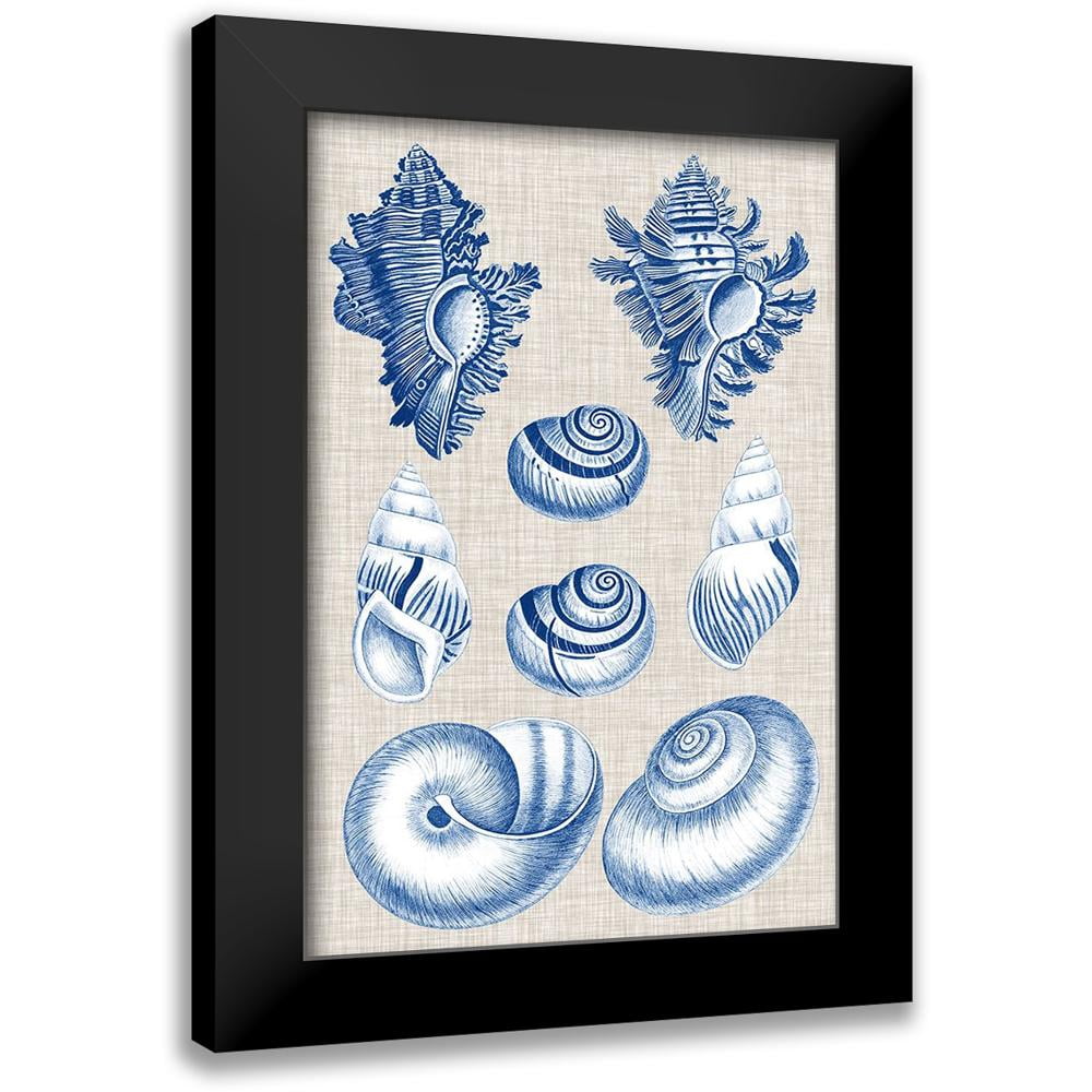 Vision Studio 17x24 Black Modern Framed Museum Art Print Titled - Navy ...