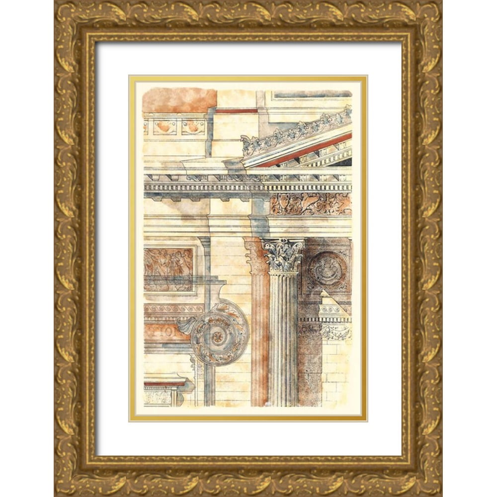 Vision Studio 17x24 Gold Ornate Wood Framed with Double Matting Museum Art Print Titled ...